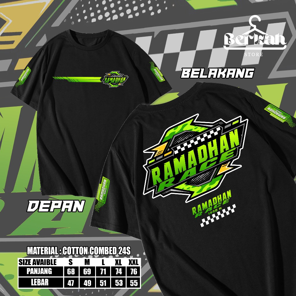 Jual Kaos Ramadhan Race 2025 Marhaban Ya Balapan Drag Bike Baju Ramadan ...