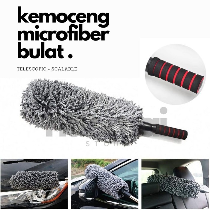Jual Kemoceng Microfiber Tebal Scalable pembersih debu rumah mobil ...