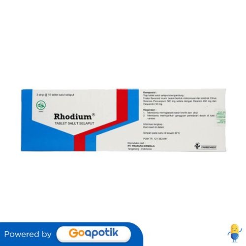Jual Rhodium Box Isi 30 Tablet | Shopee Indonesia