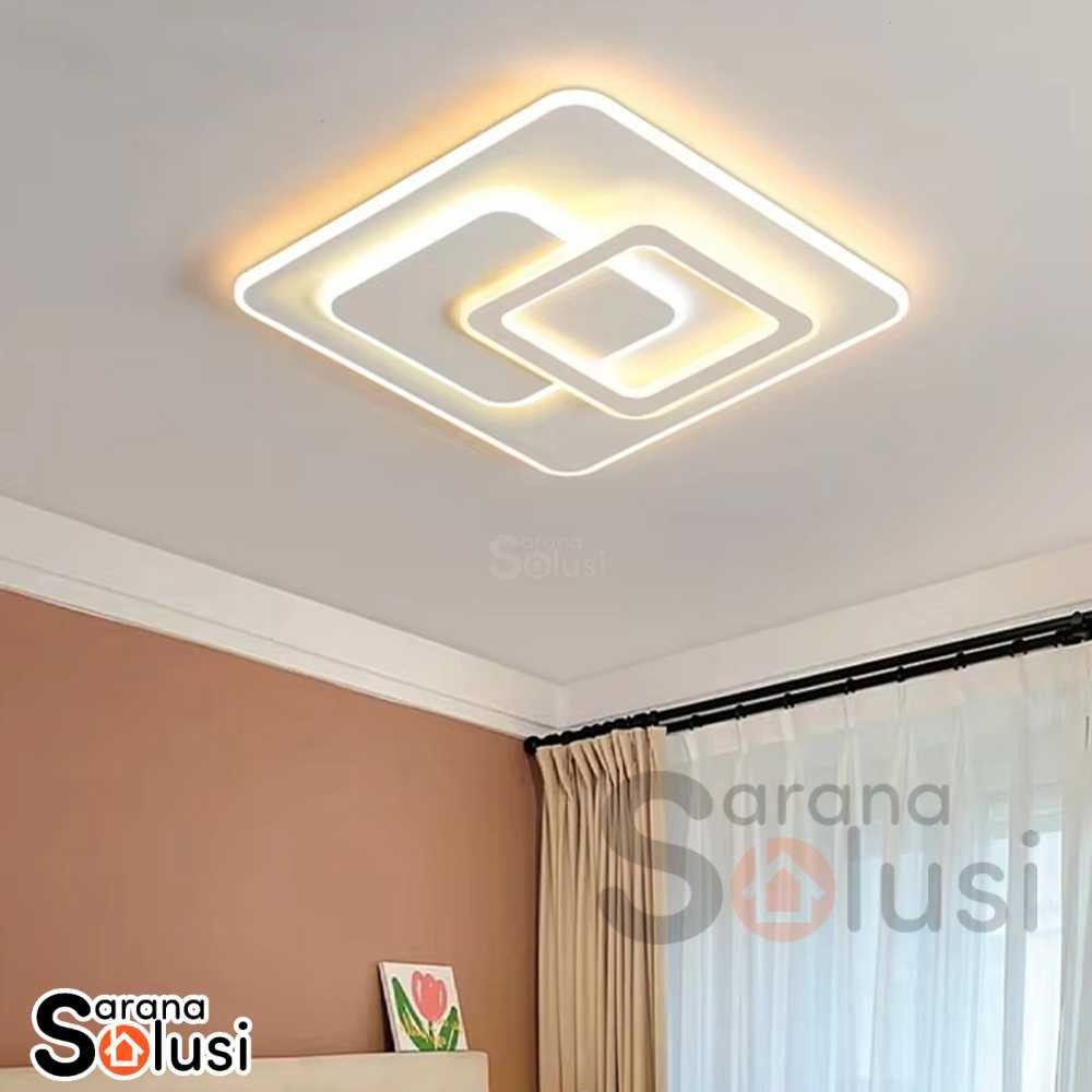 Jual Lampu Plafon LED Minimalist Dimmable 3 Color 72W 265V 46cm ...
