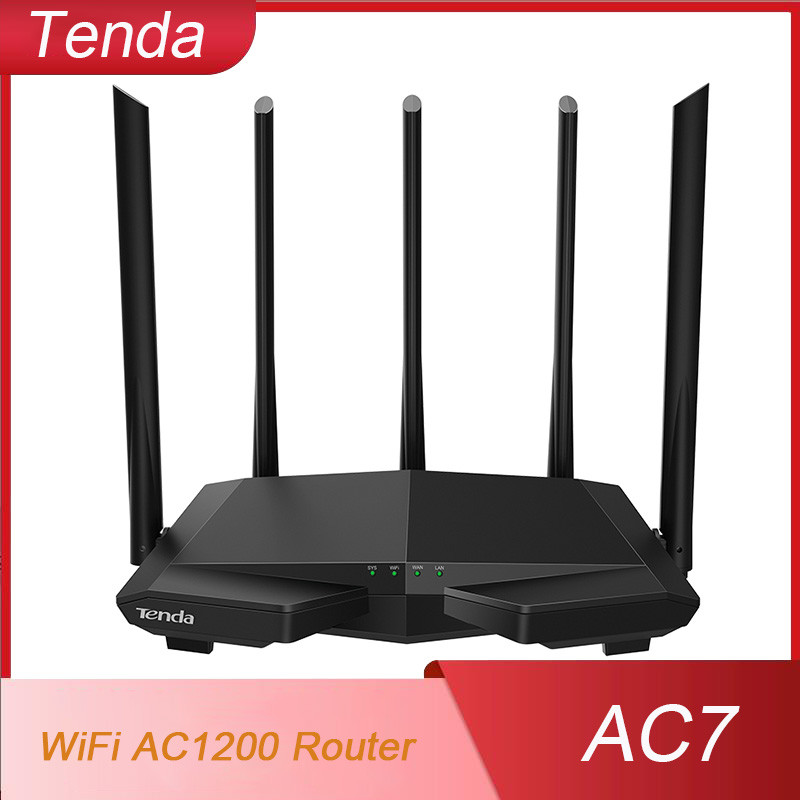 Jual Tenda AC7 Dual Band Wireless AC1200 Router Wifi Range Repeater ...