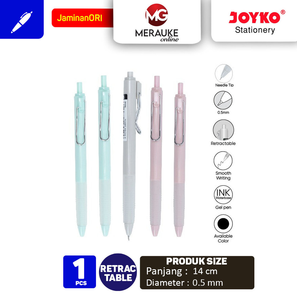Jual Gel pen JOYKO GP-343 Pasuteru (Satuan) | Shopee Indonesia