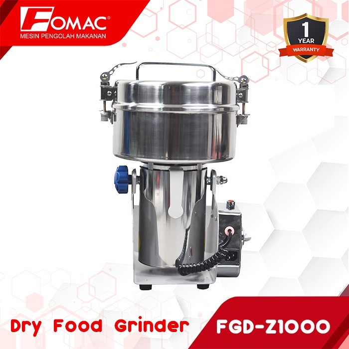 Jual FOMAC Dry Food Grinder FGD-Z1000 Mesin Penepung Pembuat Bubuk ...