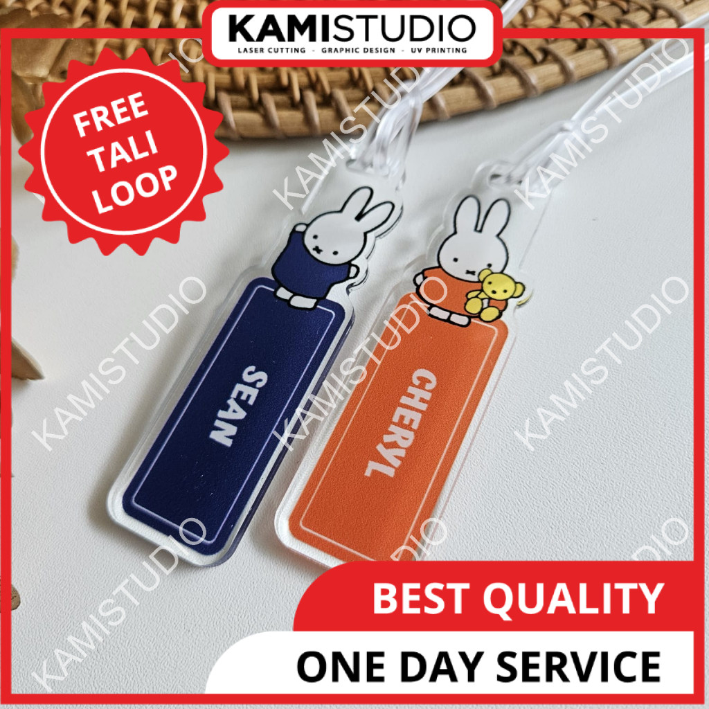 Jual LUGGAGE TAG MIFFY / MIFFY STORIES / GANTUNGAN KOPER / GANTUNGAN ...