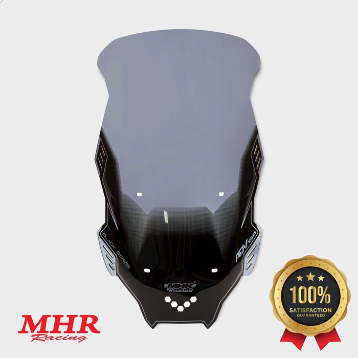 Jual MHR - Visor Windshield Akrilik for ADV 150 160 Twotone Black ...