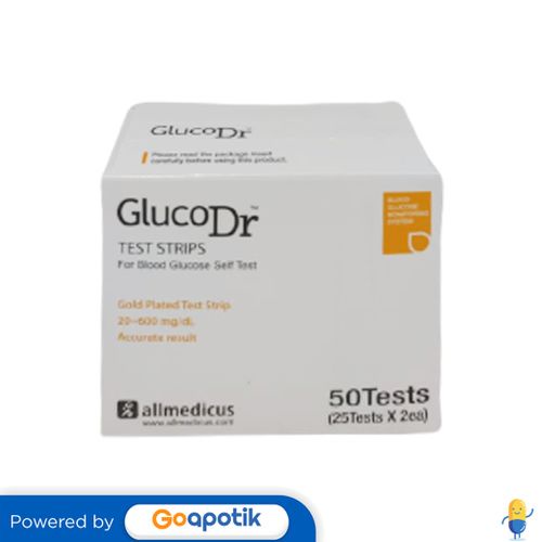 Jual Gluco Dr Glucose Test Strip 50 Pcs | Shopee Indonesia