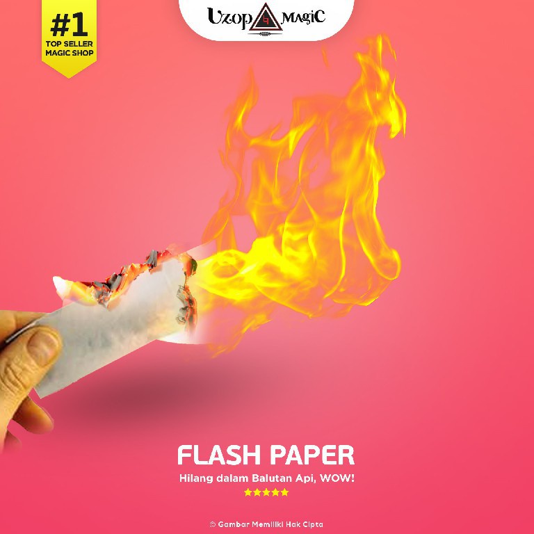 Jual Flash Paper - Flash String - Flash Cotton ( Tisue Bakar, Kapas Bakar, tali bakar) - Alat ...