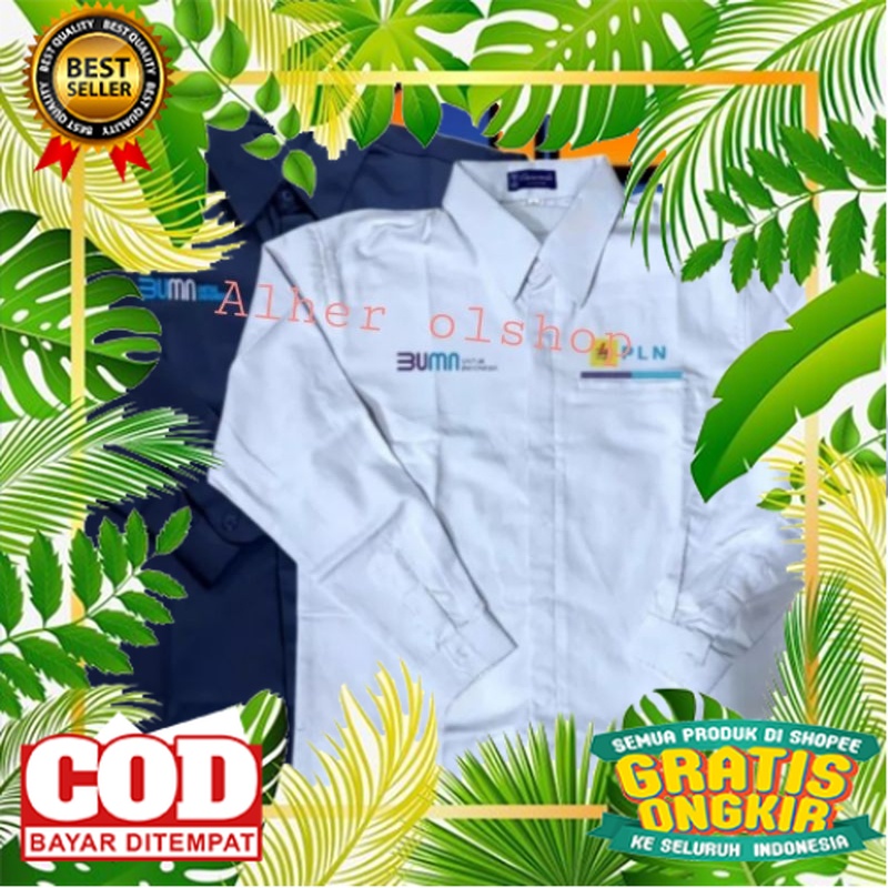 Jual SERAGAM DINAS PDH KANTOR /kemeja BUMN PLN baju BUMN PLN pdh BUMN ...