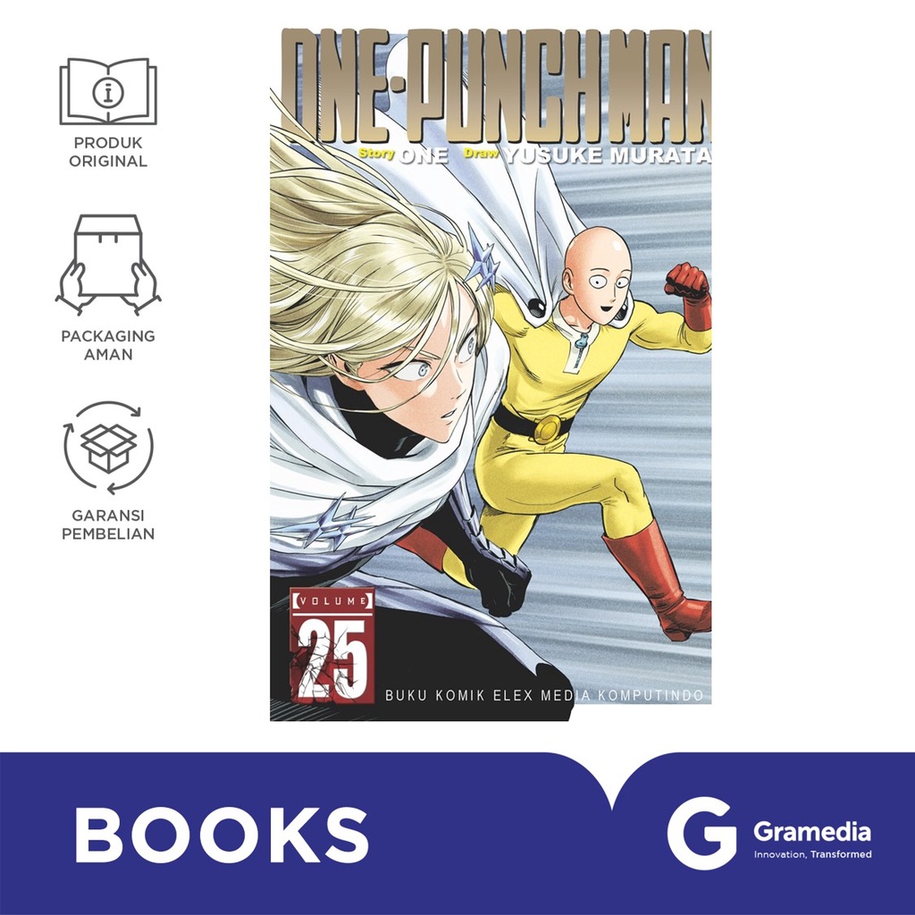 Jual One Punch Man 25 (ONE & YUSUKE MURATA) | Shopee Indonesia