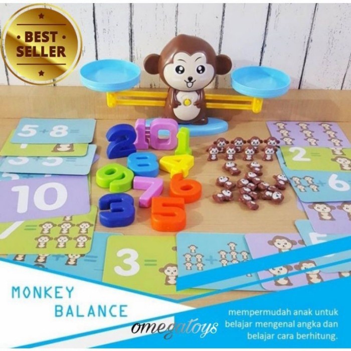 Jual Mainan Edukasi Anak Bayi Belajar Hitung Hitungan Timbangan Angka ...