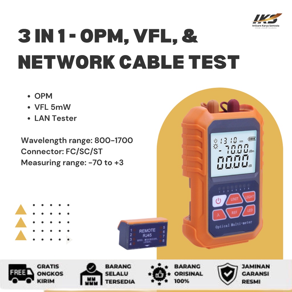 Jual 3 in 1 - OPM, VFL, & Network Cable Test | Shopee Indonesia