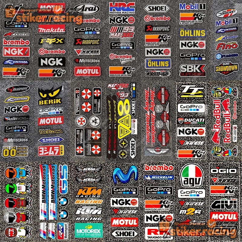 Jual Stiker Pack Racing Keren Berkualitas | Shopee Indonesia