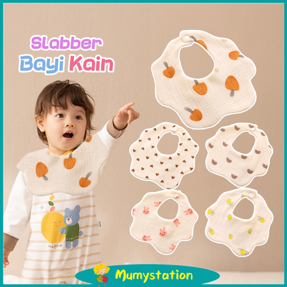 Jual Mumystation Premium Celemek Makan Bayi Bibs Slaber Bayi Bahan ...
