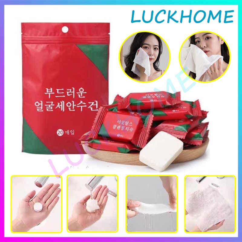 Jual HANDUK MINI TERKOMPRESI HANDUK DISPOSABLE SEKALI PAKAI TISSUE ...