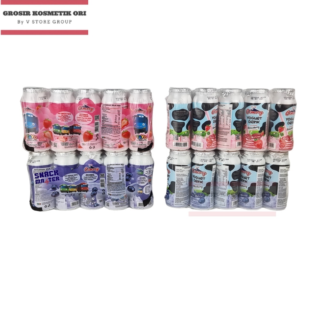 Jual Cimory Yogurt Drink Botol PACK- Netto 5 btl x 70 ml GKO | Shopee ...