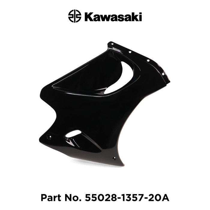Jual Cowling LWR Kawasaki Ninja 150RR Kanan Ebony 55028-1357-20A ...