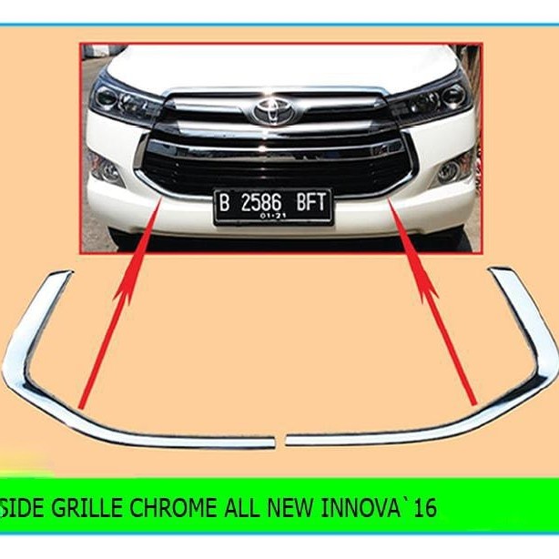 Jual List grill bawah chrome Innova reborn 2016 - 2020. | Shopee Indonesia