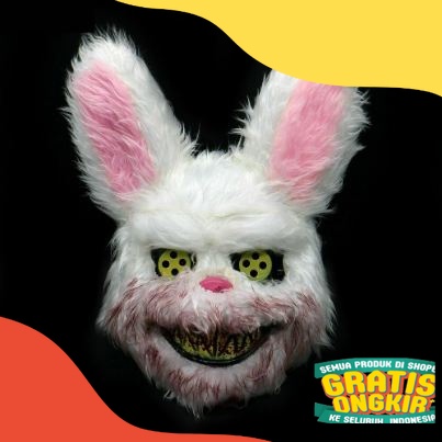 Jual TOPENG KILLER BUNNY RABBIT kelinci big bang halloween mask pesta ...