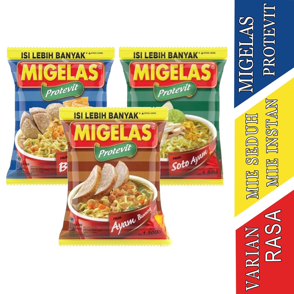 Jual MIE INSTAN - MIGELAS PROTEVIT MI SEDUH 30g | Shopee Indonesia