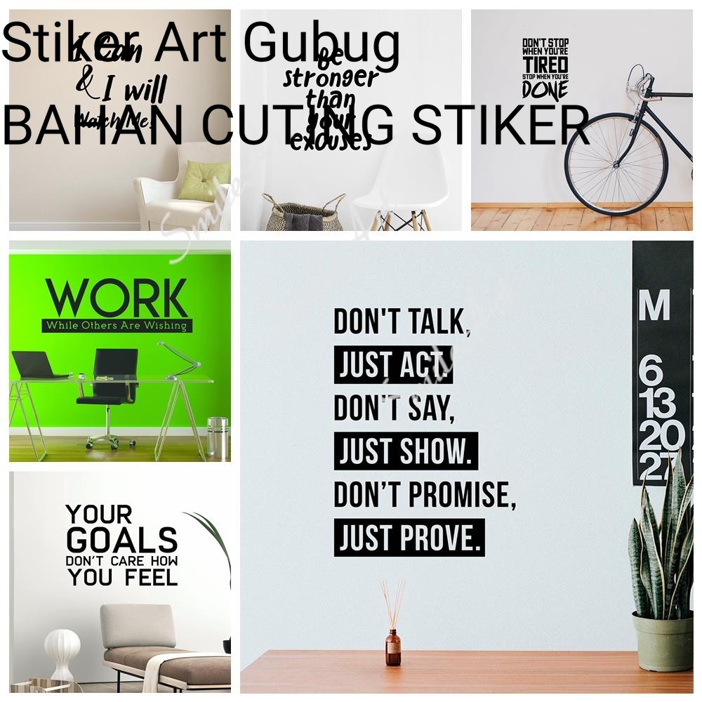 Jual Stiker Dinding Wall Sticker Team Work Quotes Kata Motivasi Office ...