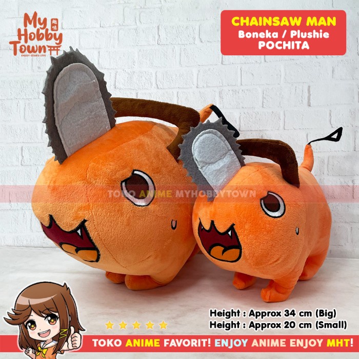 Jual Boneka Pochita Chainsaw Man Karakter Anime Cosplay - 25 cm ...