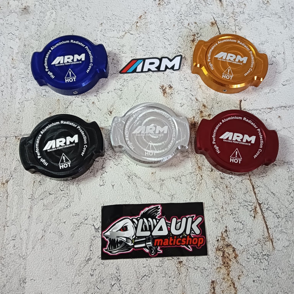 Jual RADIATOR CAP TUTUP RADIATOR ARM FULL CNC NMAX AEROX PCX VARIO CBR ...