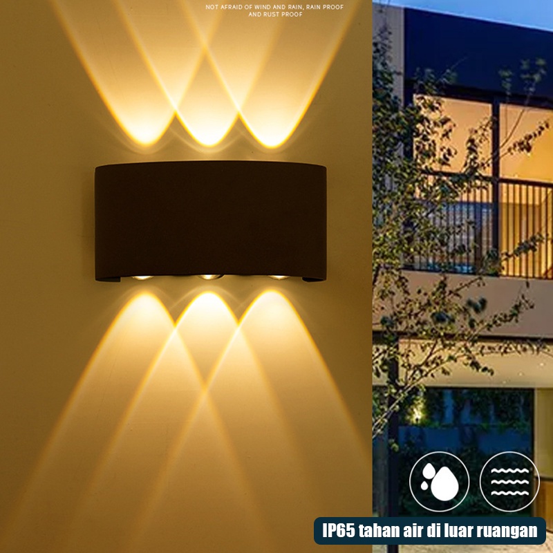 Jual Lampu Dinding Led Outdoor Minimalis Hias Taman Lampu Tembok Anti ...