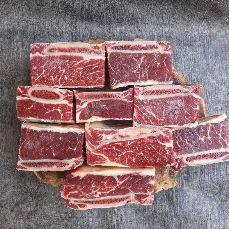 Jual Iga Sapi Kualitas Super Daging Tebal Beef Short Ribs 500G | Shopee ...