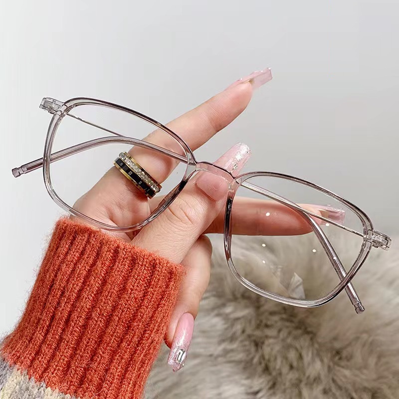 Jual Bingkai kacamata persegi universal pria dan wanita kacamata retro ...