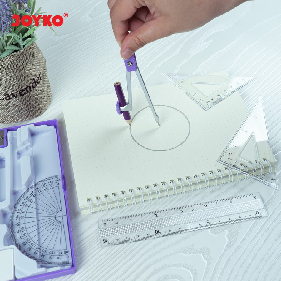 Jual JOYKO * SATU SET ALAT TULIS * JANGKA * PENGGARIS * PENSIL * RAUTAN ...