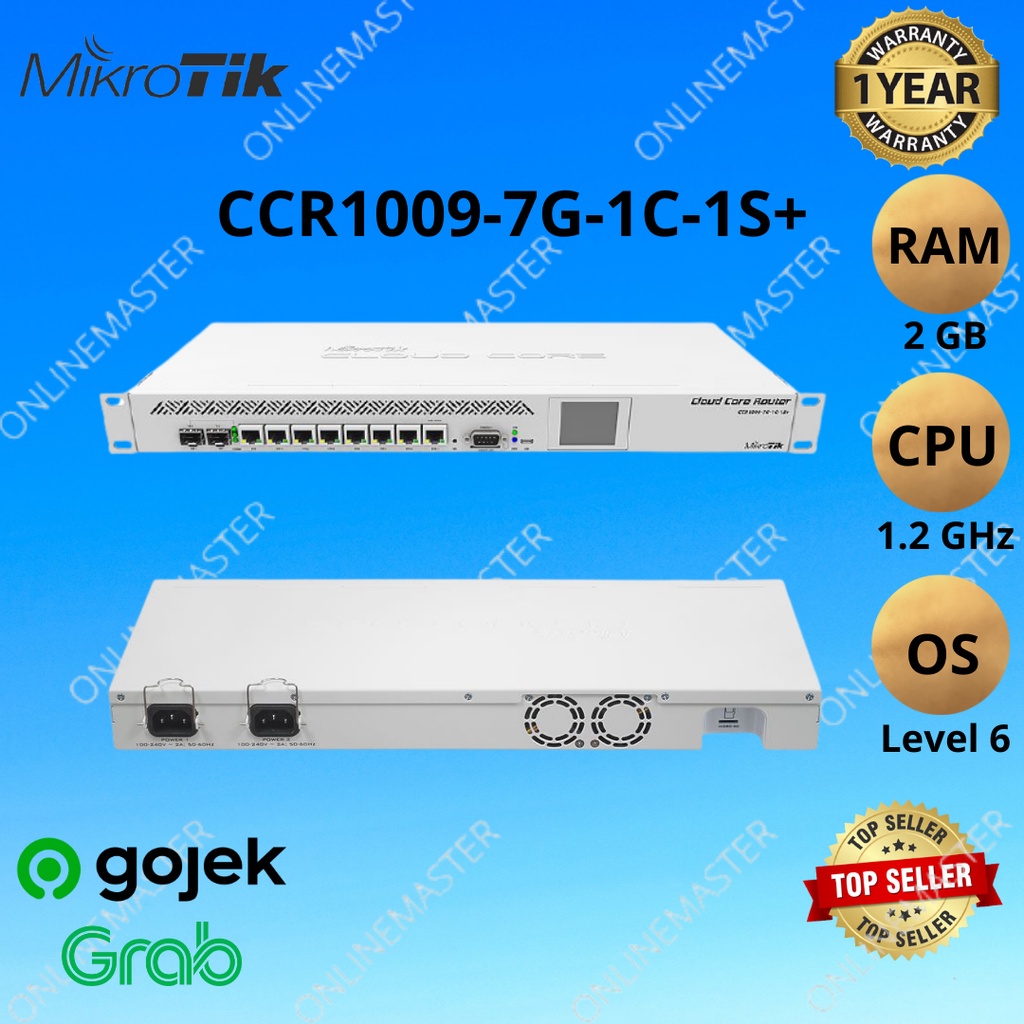 Jual Routerboard CCR1009-7G-1C-1S+ | Shopee Indonesia