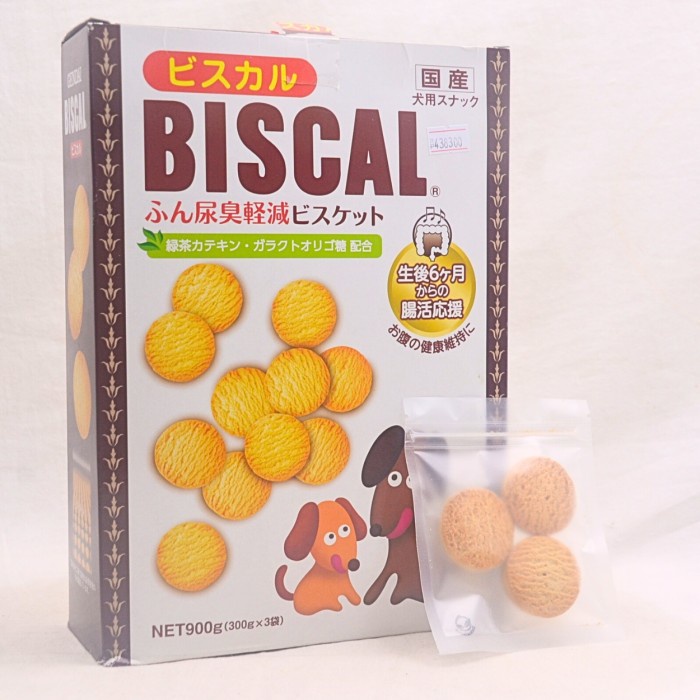 Jual BISCAL Snack Anjing Biskuit Soy Milk Sharing Pack | Shopee Indonesia