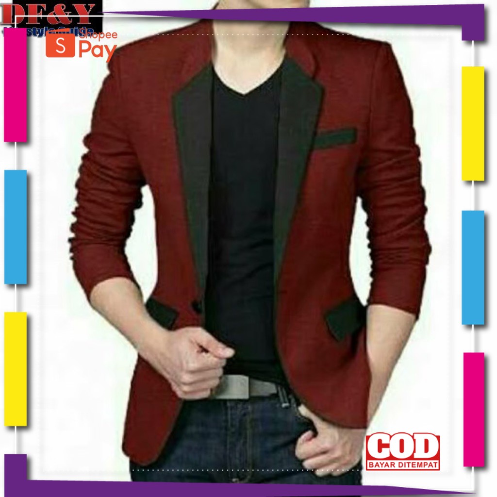 Jual PREMIUM KOREAN STYLE / TERLARIS !!! Jas Blazer Pria Casual Korea ...