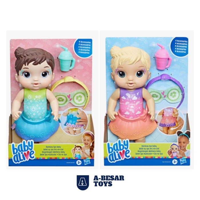 Jual Baby Alive Rainbow Spa Baby Original Hasbro - Boneka Baby Alive ...