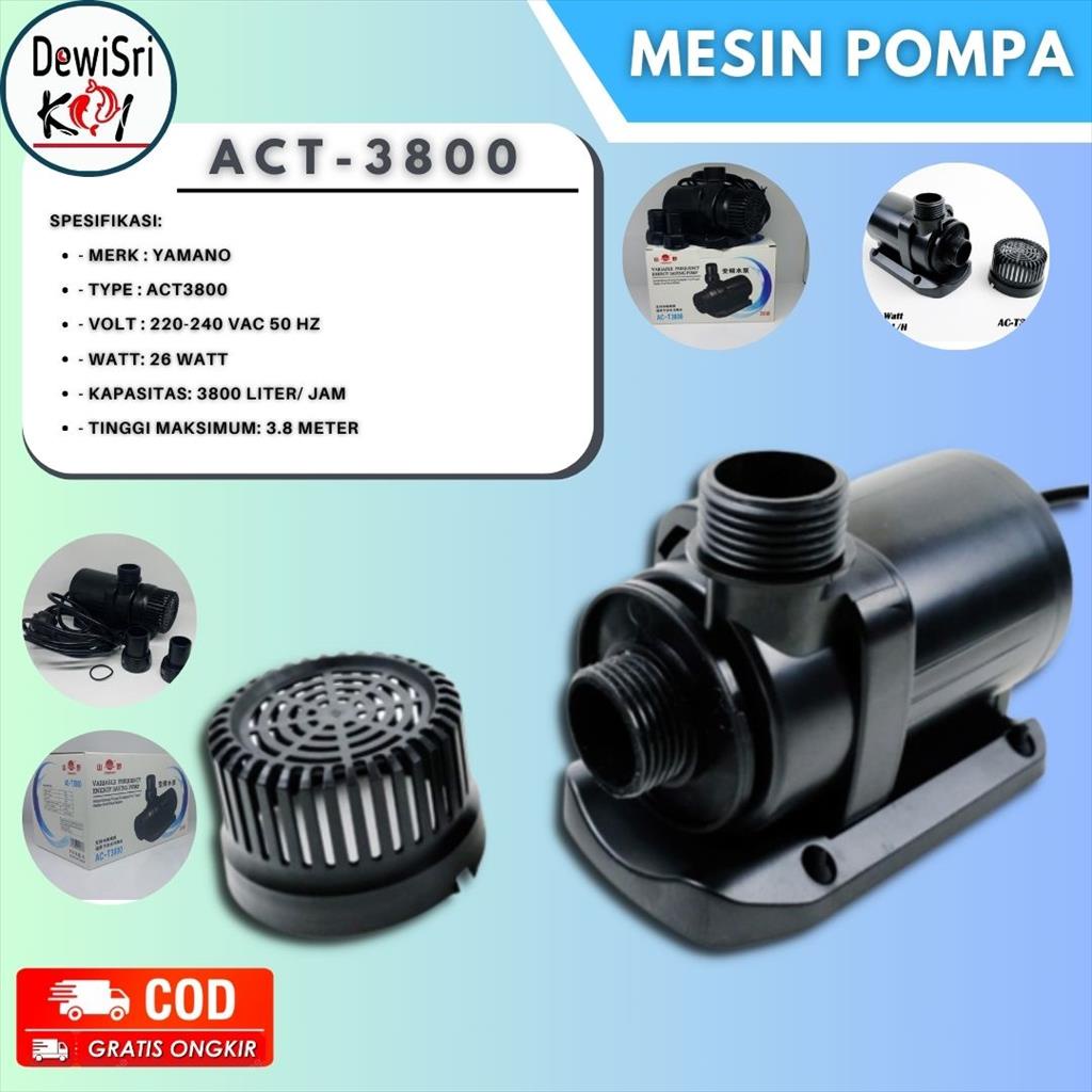 Jual Mesin Pompa Yamano AC-T3800 Power Head Water Pump Aquarium Kolam ...