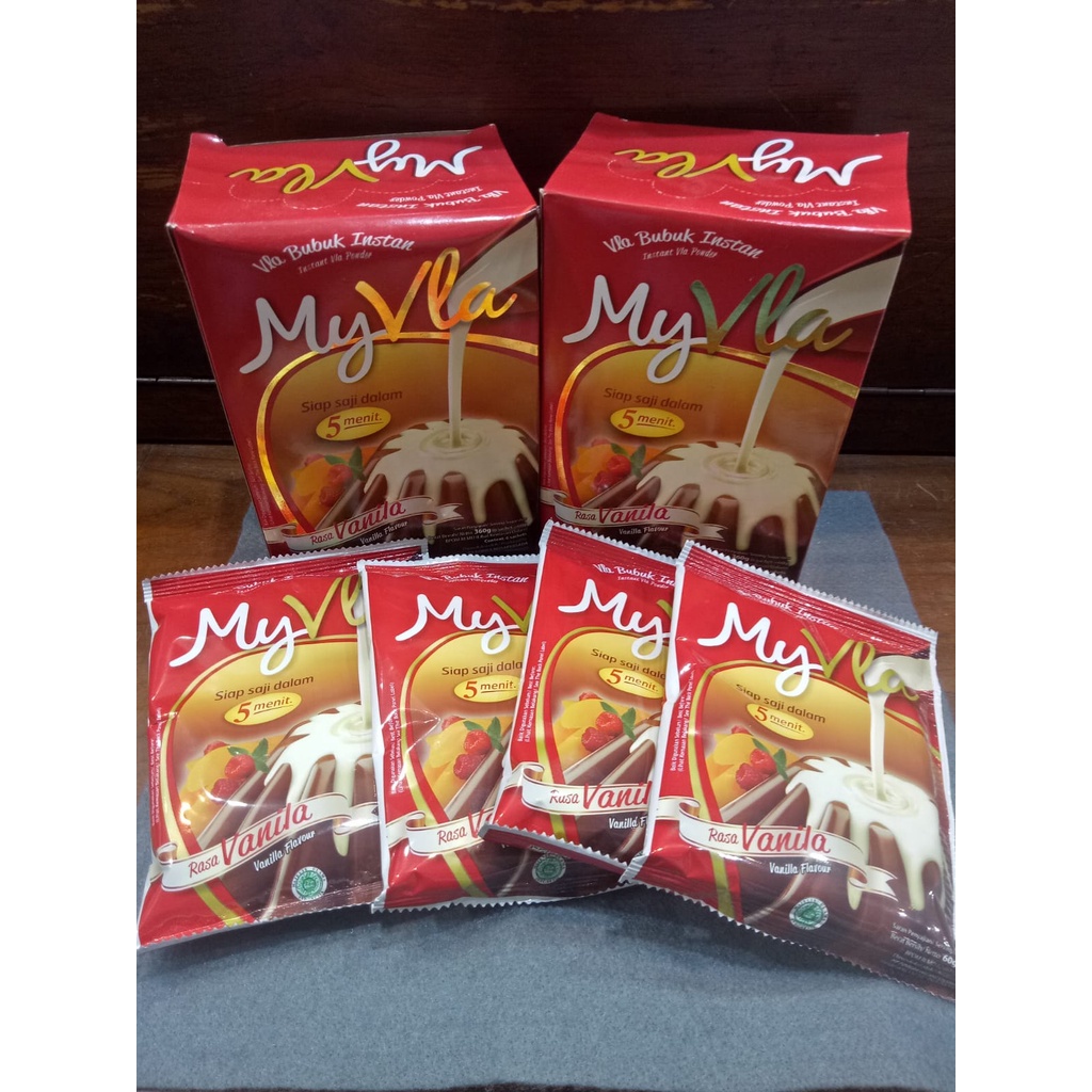 Jual MY VLA PUDING NUTRIJELL COKELAT VANILA BUBUK INSTAN POWDER MURAH ...
