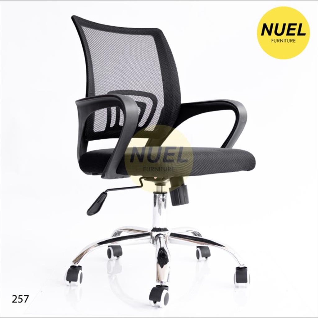 Jual NUEL Kursi Kerja Staff Kantor Model Jaring dan Kaki Stainless ...
