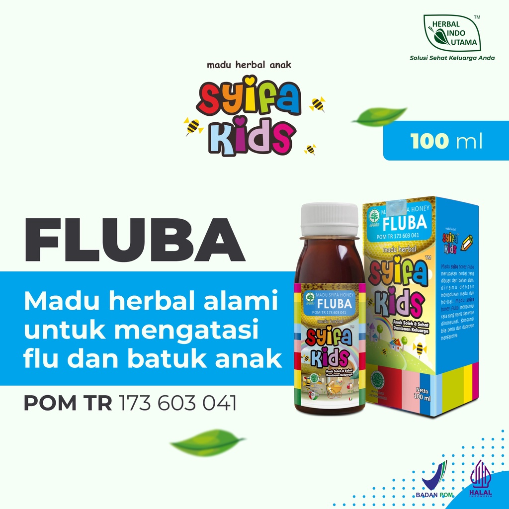 Jual Madu Anak Syifa Kids FLUBA Obat Flu dan Batuk Anak | Shopee Indonesia