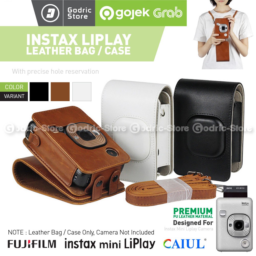 Jual Fujifilm Leather Bag Instax LiPlay Tas Case Kamera Li Play ...