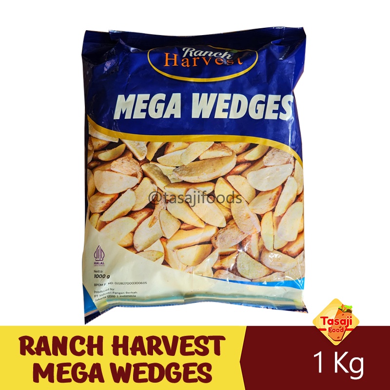 Jual Ranch Harvest Potato Mega Wedges Kentang Goreng 1kg | Shopee Indonesia