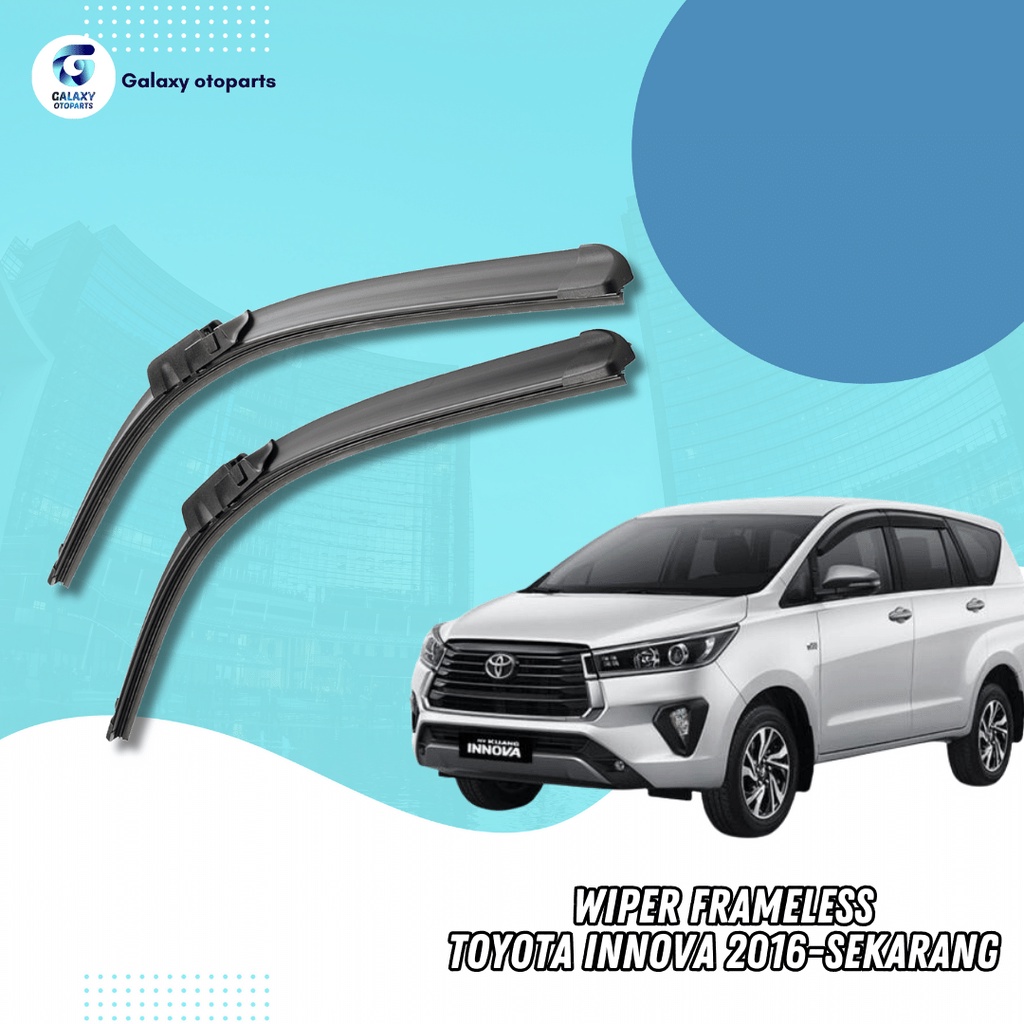 Jual Wiper Frameless Toyota Kijang Innova Reborn 2016 - Sekarang Tanpa ...