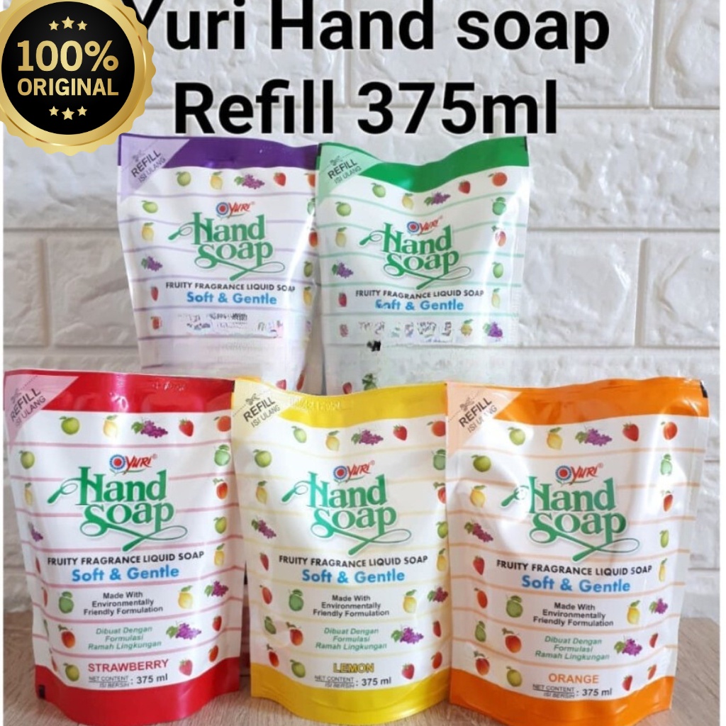 Jual [FUKU] Yuri Hand Soap Refill 375ml / Handsoap / Hand wash ...
