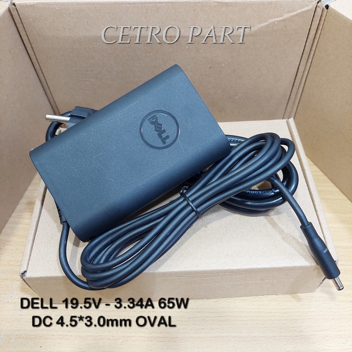 Jual Adaptor Charger Laptop Dell 19.5V - 3.34A OVAL DC 4.5*3.0mm 65W ...