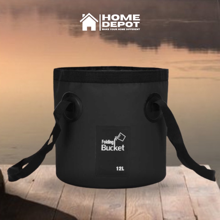 Jual Ember Lipat Mancing Besar Portable Water Foldable Bucket 12 Liter ...