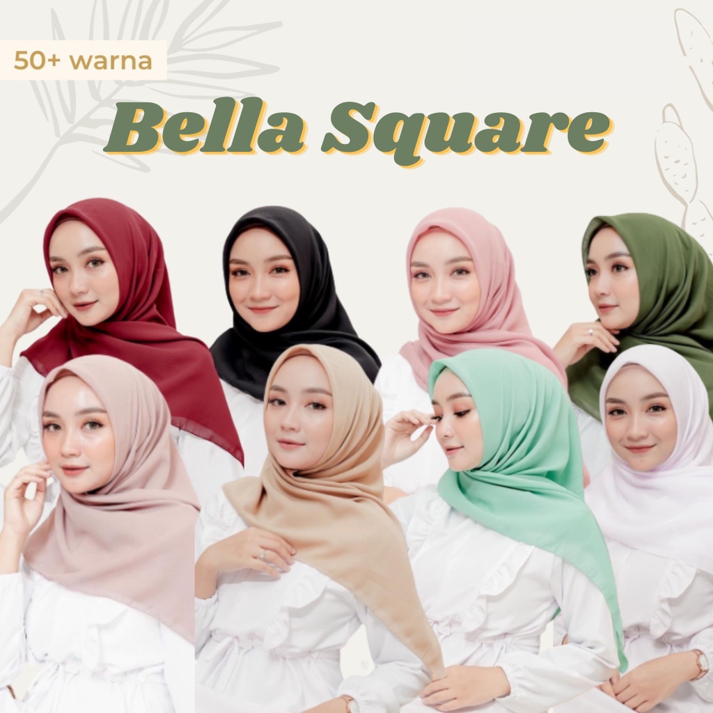 Jual Jilbab Bella Square | Jilbab Bella Square Premium | Jilbab Segi ...