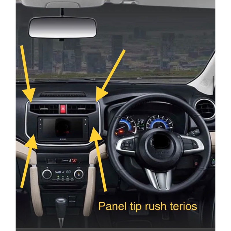 Jual FRAME PANEL TIP TIPE DASHBOARD TOYOTA RUSH DAIHATSU TERIOS 2018 ...