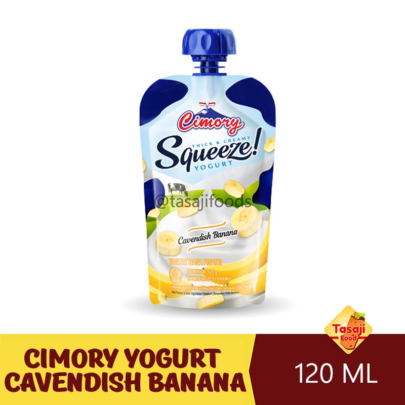Jual Cimory Yogurt Squeeze 120 Ml Cavendish Banana | Shopee Indonesia