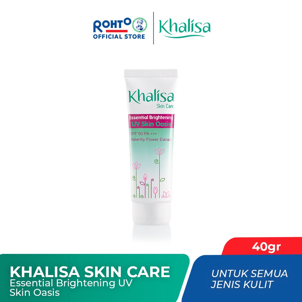 Jual Laamiahijab Khalisa Essential Brightening UV Skin Oasis 40gr ...