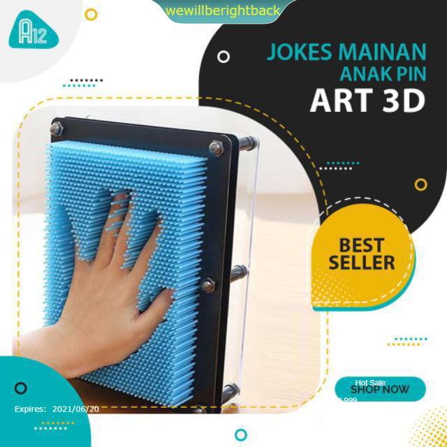 Jual Mainan anak print hand 3D art cetak tangan karya toy original ...