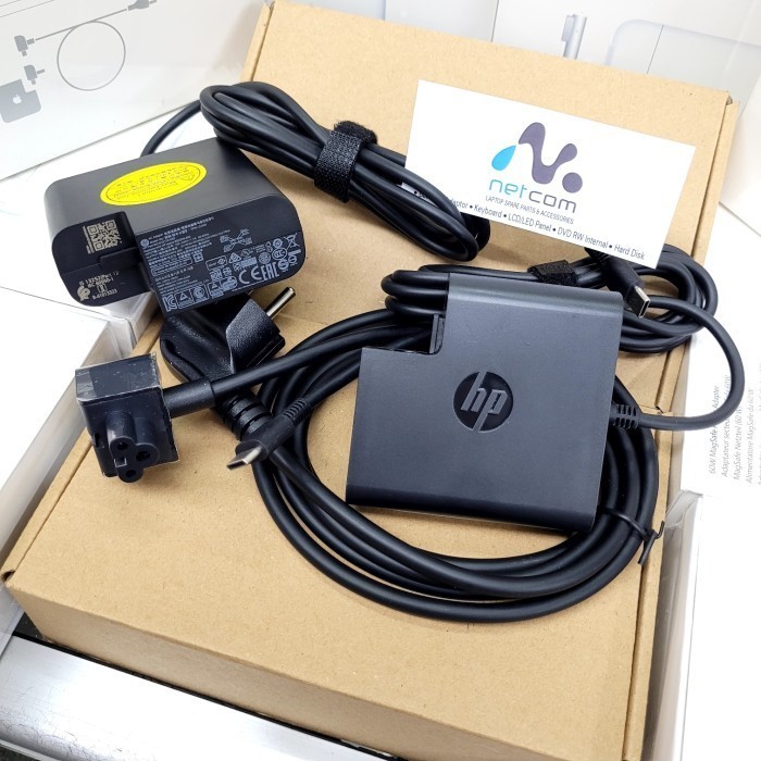 Jual Adaptor Charger HP Elite X2 1012 G1 Elitebook Folio G1 USB Type- C ...